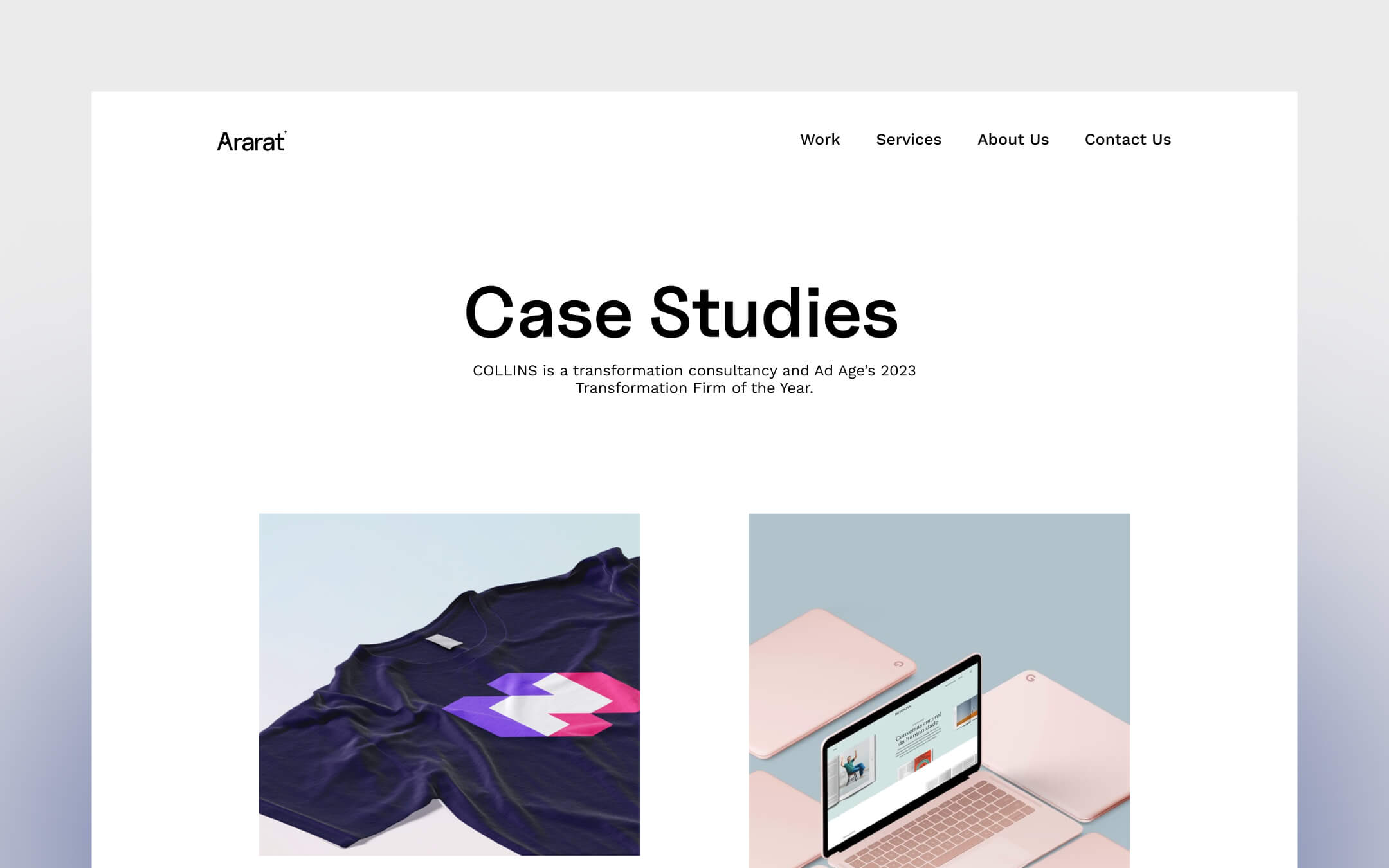 Ararat - Portfolio Webflow Template | Wedoflow